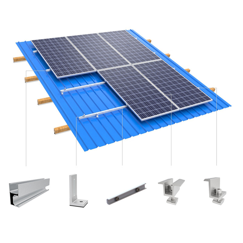 Hot Sale Metal Roof L Bracket Solar Mounting System, Metal Roof L ...