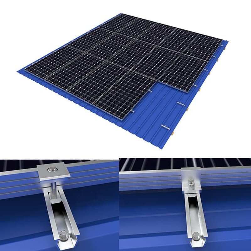 Hot Sale Railless Trapezoidal Metal Roof Solar Mounting, Railless ...